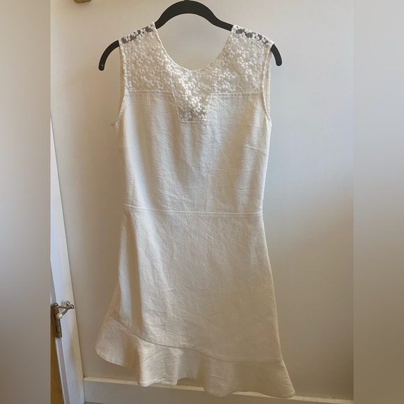 Maje | Dresses | Maje Lace Asymmetrical Dress | Poshmark